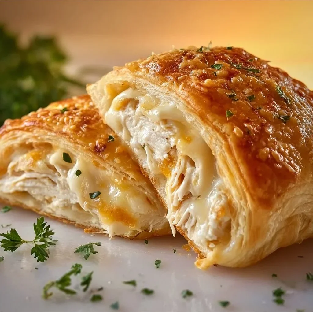 Melt-in-Your-Mouth Cheesy Chicken Crescent Roll